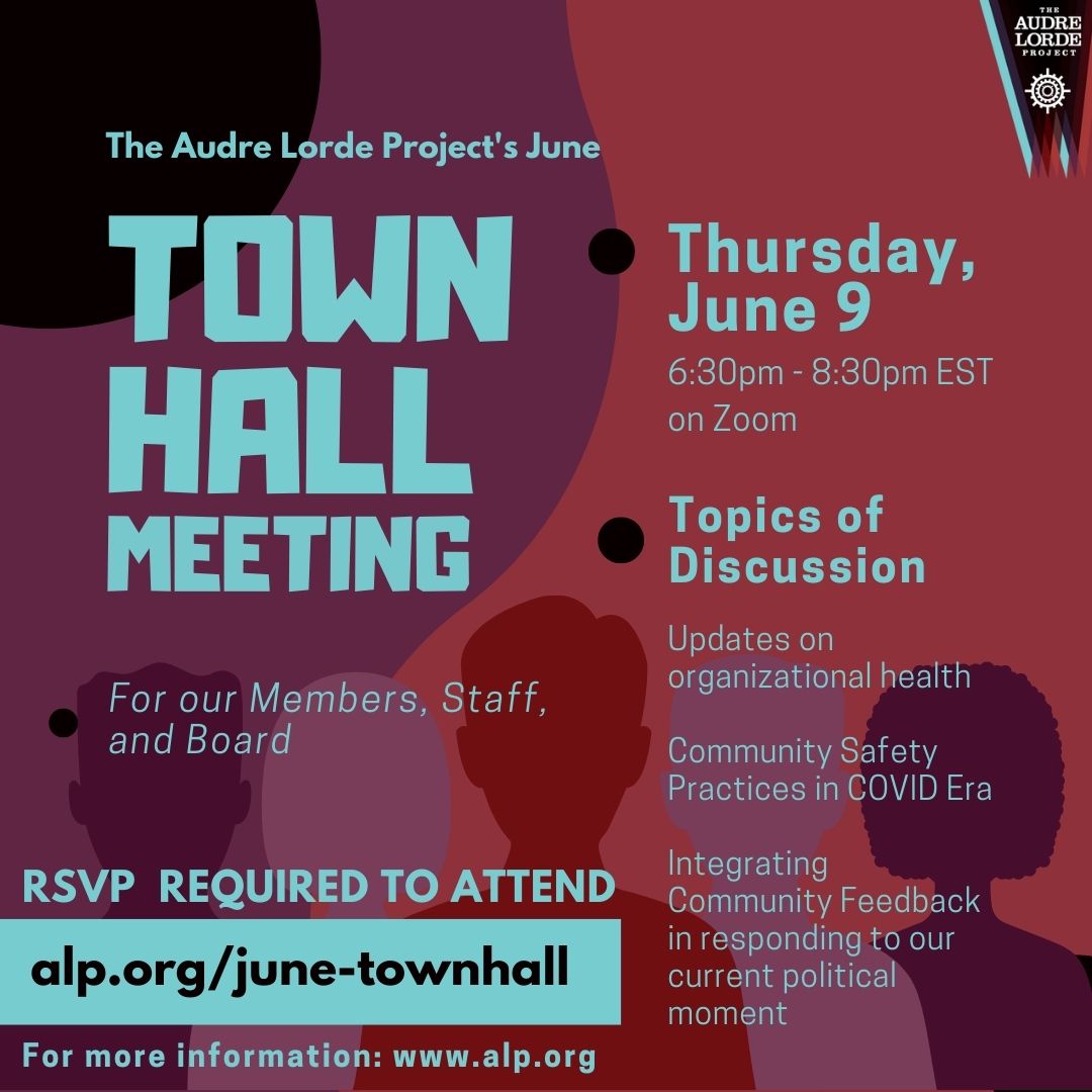 June Town Hall The Audre Lorde Project June Town Hall The Audre Lorde Project