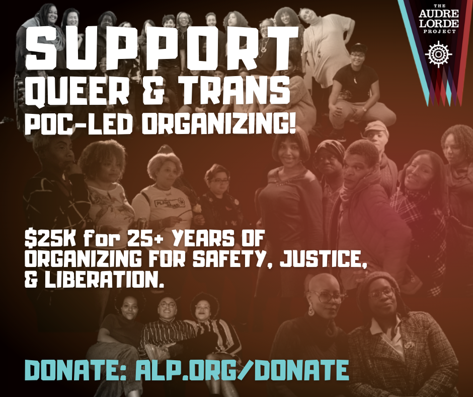 Audre Lorde Project Fundraising Night The Audre Lorde Project